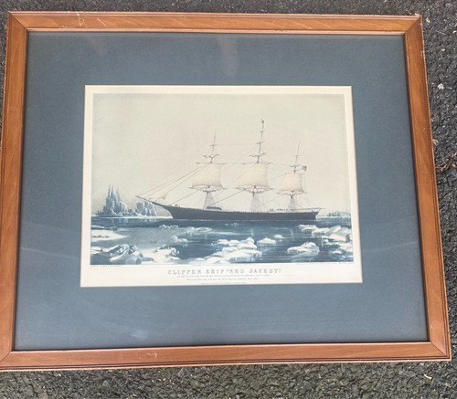 Original painting of The Clipper Ship "Red Jacket" | eBay