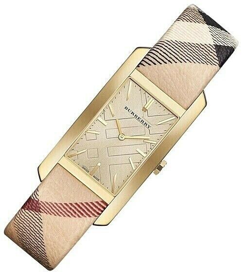 Burberry Pioneer BU9407 25x32mm Gold Stainless Steel Case with Gold ...