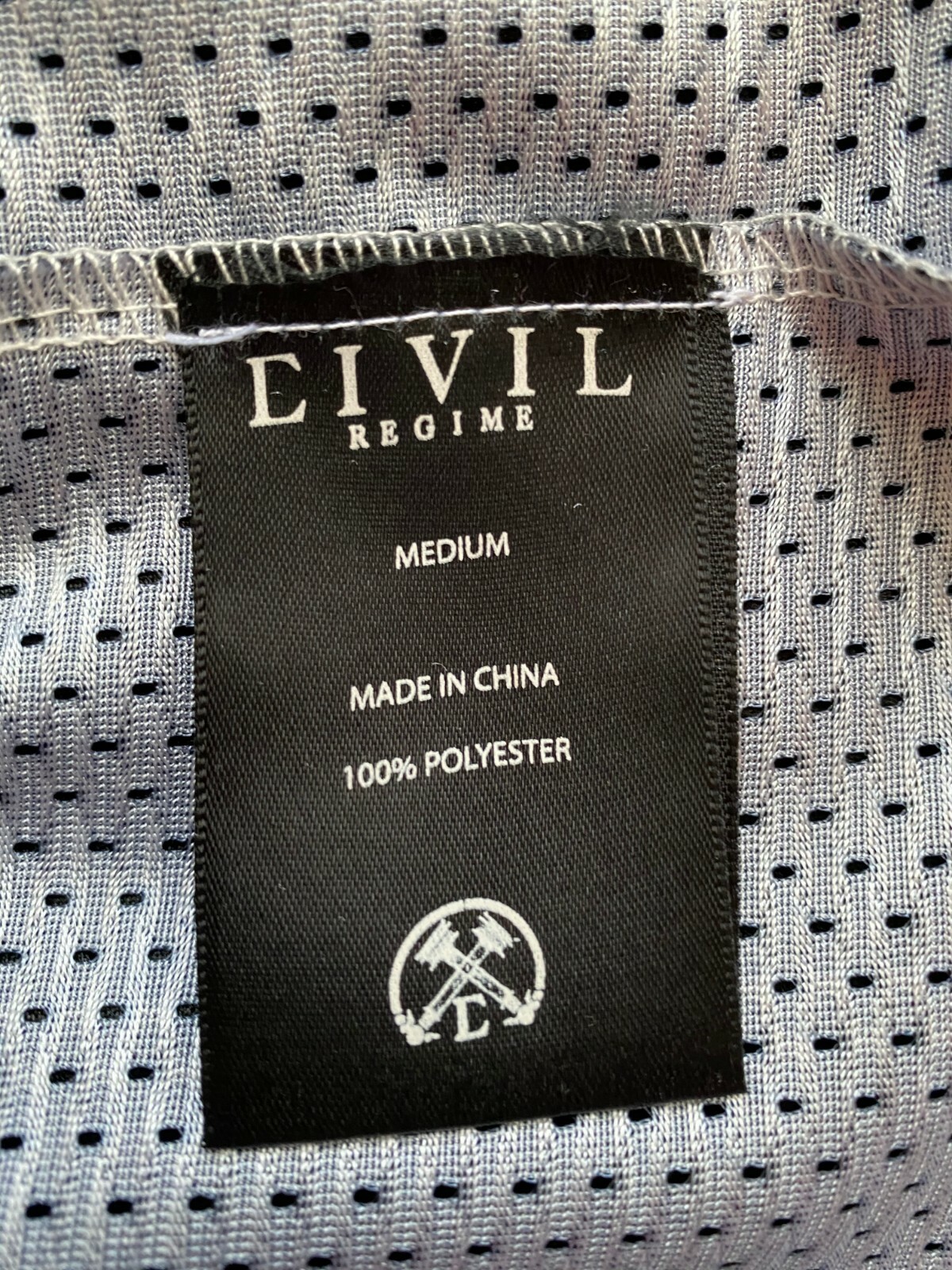 Civil Regime Men’s Black & White Graphic Tank Top Jersey Size M | eBay