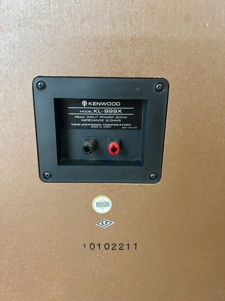 KENWOOD KL-999X Speakers - Original Owner | eBay