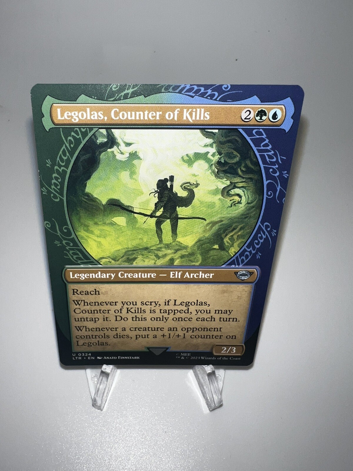 MTG Legolas, Counter of Kills Showcase Lord of the Rings Card #0324 ...