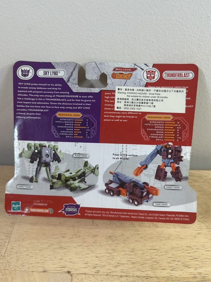 Transformers Cybertron Sky Lynx Thunderblast Mini-con MOSC | eBay