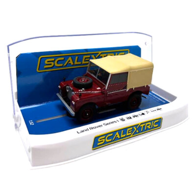 Scalextric C4493 Land Rover Series 1 - Poppy Red 1/32 Slot Car | eBay