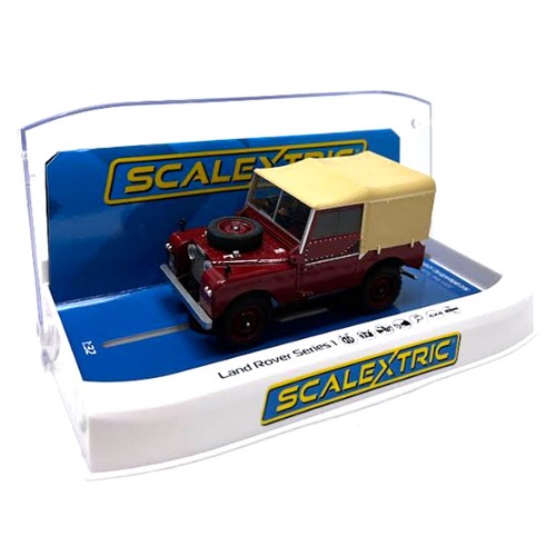 Scalextric C4493 Land Rover Series 1 - Poppy Red 1/32 Slot Car | eBay