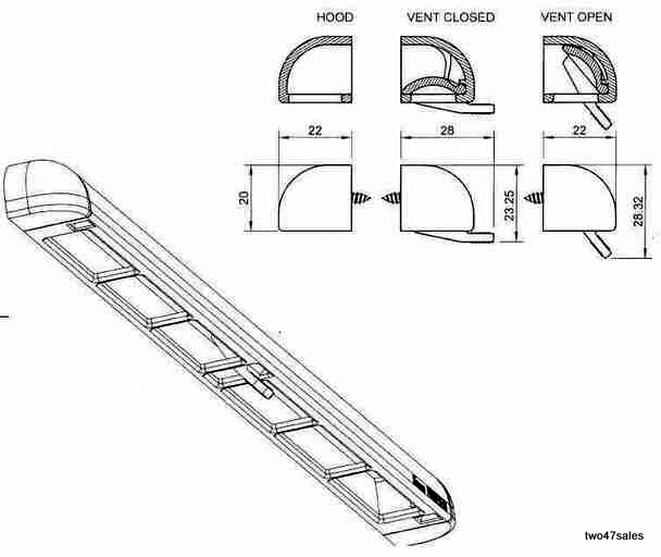 Premium Window Slot Trickle Vents Air Ventilation Grille Double Glazing ...