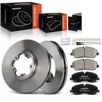 Brake Discs & Brake Pads Front for Ford Tourneo Custom Transit Custom ...