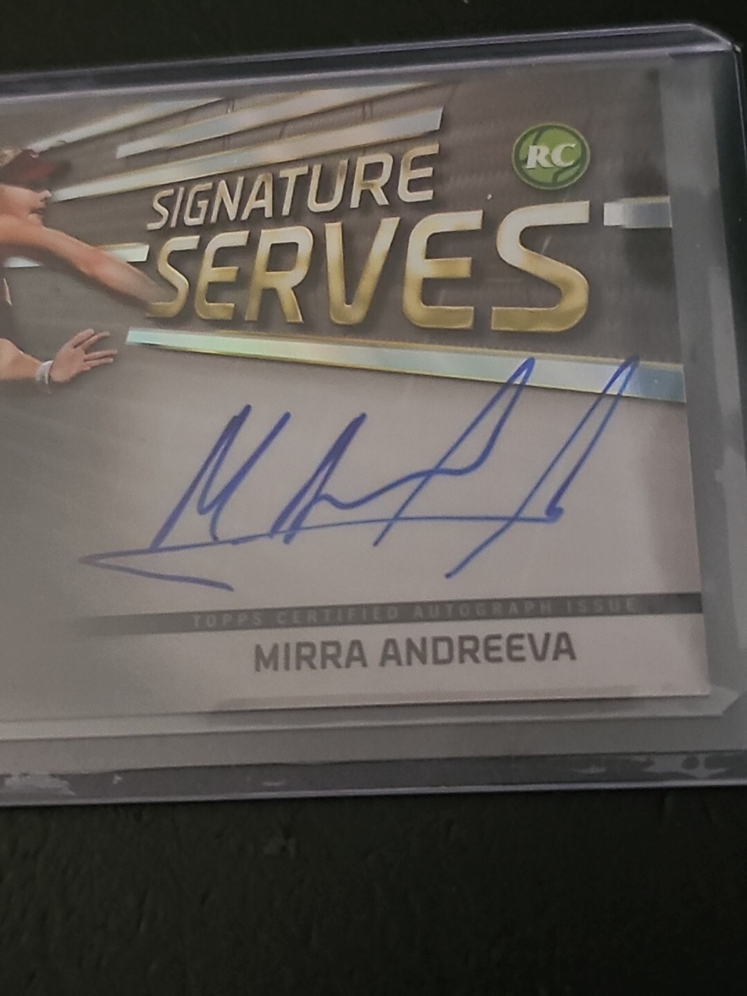 2024 Topps Graphite Mirra Andreeva Signature Serves Auto Rookie ...