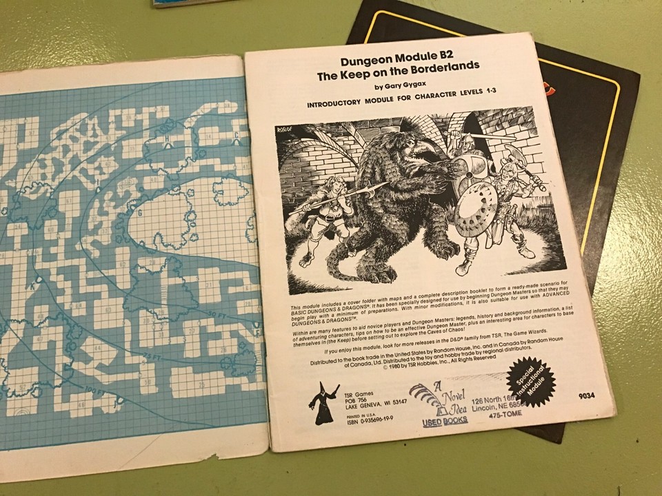 Dungeons and Dragons Basic Box Set TSR RPG 1001 d&d holmes basic +B2 ...