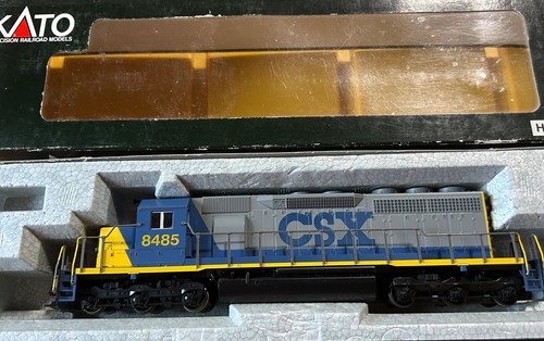 HO KATO 37-01Q EMD SD40 CSX # 8485 (YELLOW NOSE) | eBay