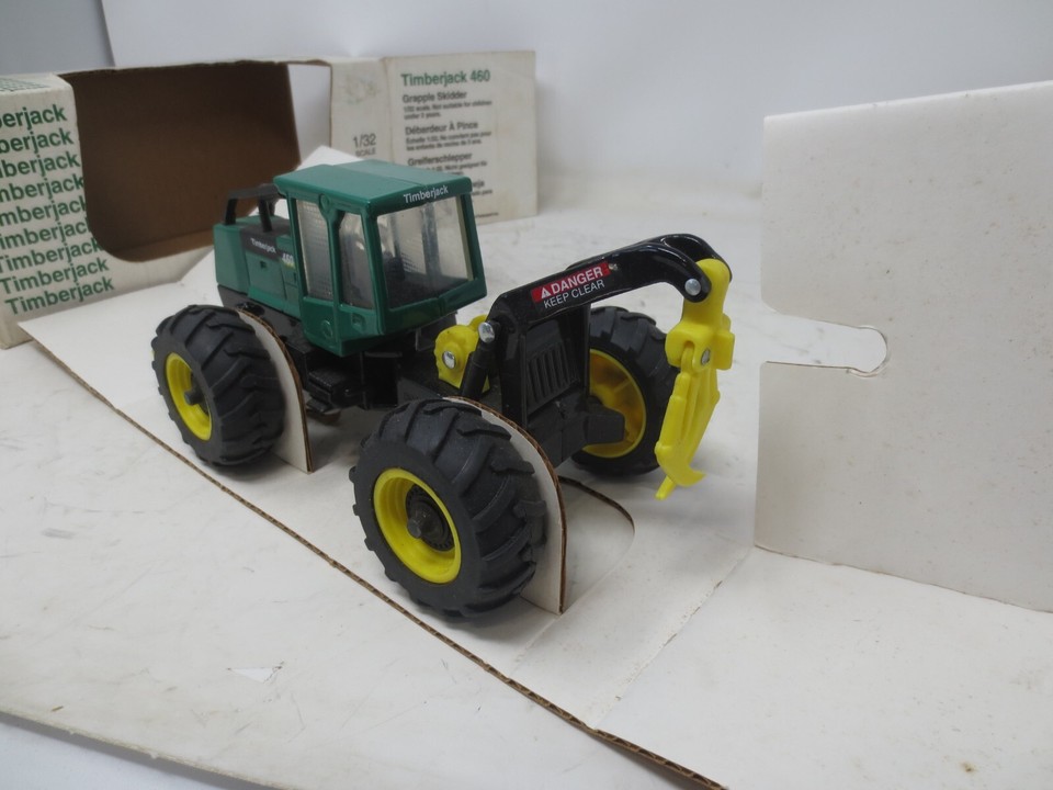 SCALE MODELS 1/32 TIMBERJACK 460 GRAPPLE LOG SKIDDER FARM TOY TRACTOR ...