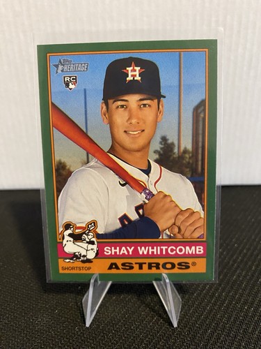 2025 Topps Heritage - Dark Green - #362 Shay Whitcomb - Houston Astros ...