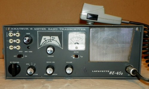 NICE LAFAYETTE HE-45b 6 METER TRANSCEIVER | eBay