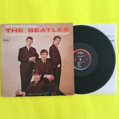 The Beatles - Introducing ... The Beatles OG OVAL LOGO - 1964 - VJLP ...