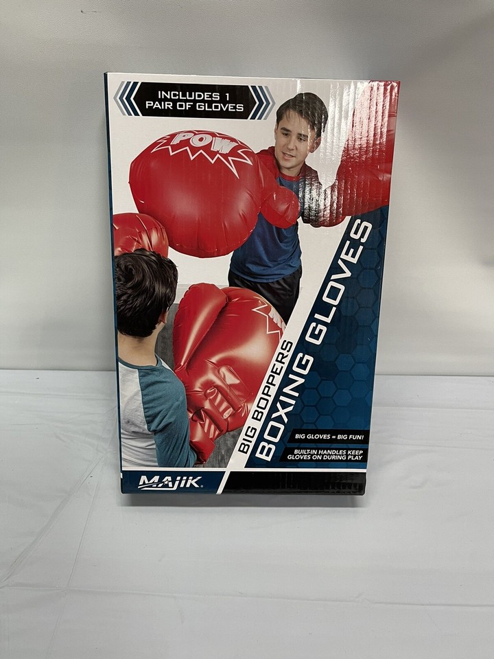 Majik Big Boppers Giant Inflatable Boxing Gloves, 1 Pair, Red | eBay