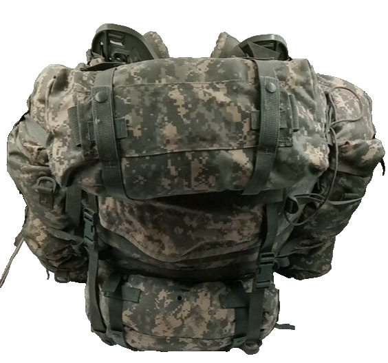 Rucksack Field Pack Set MOLLE II Large 4 sustainment pouch 2 waist bag ...