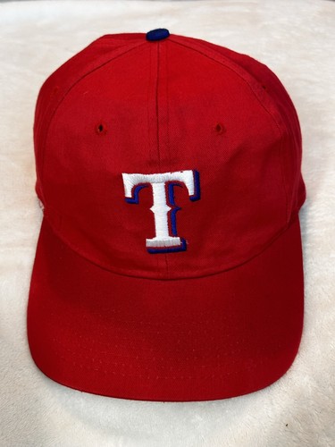 Texas Rangers MLB Red Twill Snap-Back Adjustable Baseball Cap | eBay