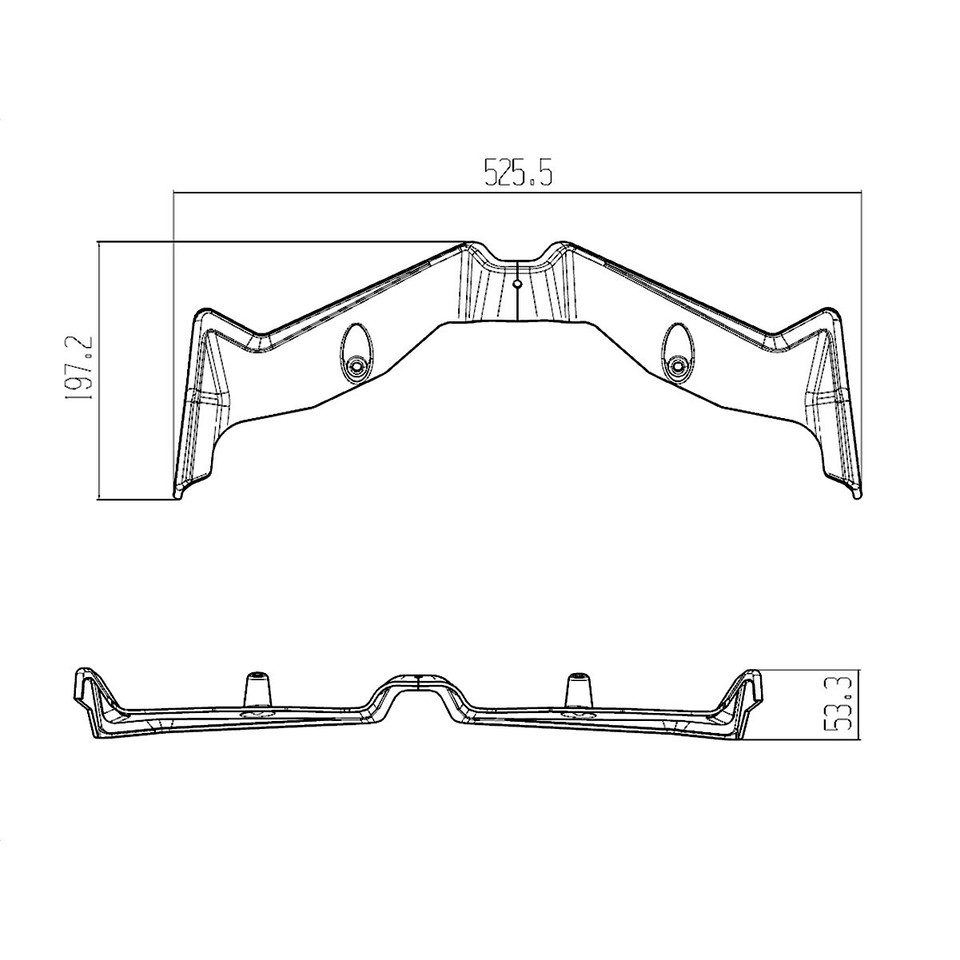 Aerodynamics Front Beak Ram Air Intake Nose For Honda PCX 125 160 2021 ...