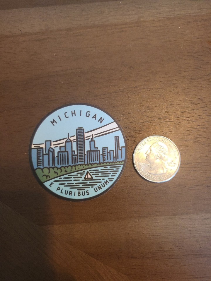 Michigan State Motto Sticker Decal | eBay