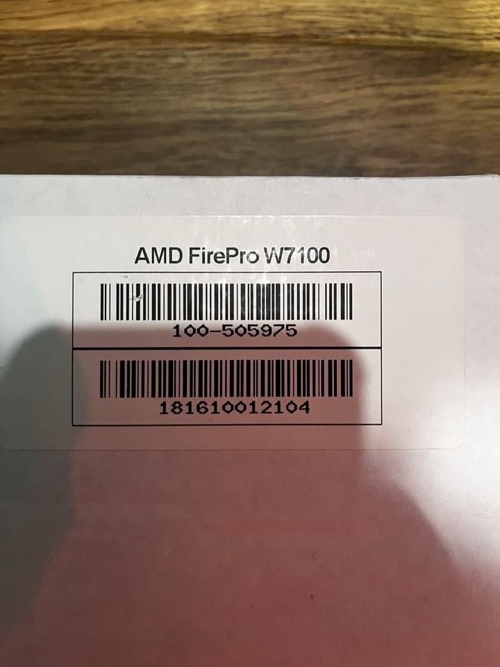 AMD FirePro W7100 8GB GDDR5 Graphics Card (100505724) | eBay