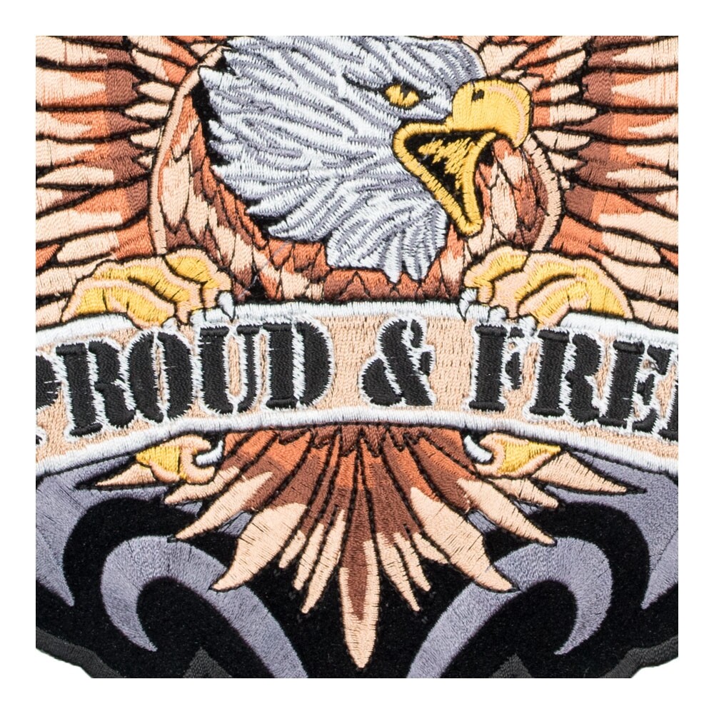 Proud & Free Patriotic American Eagle Patch, Eagle Patches | eBay