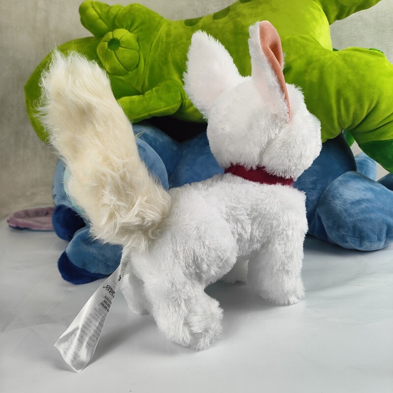 New Disney Bolt Standing 11” White Dog Toy Stuffed Animal Dolls | eBay