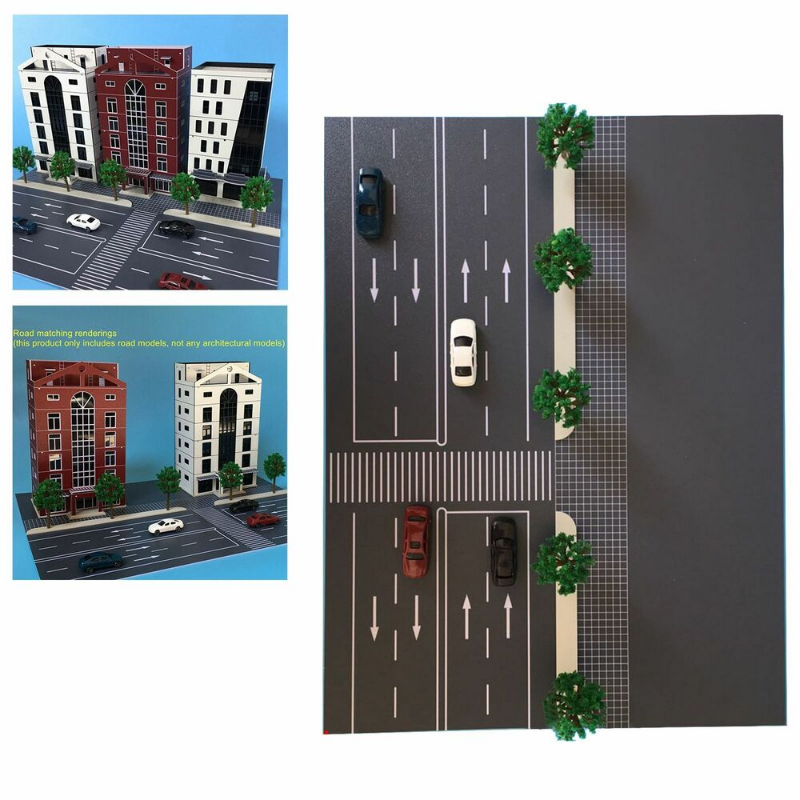 Scenery Layout Modern City Road Diorama Model Outland Models Set N ...