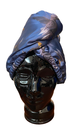 KITSCH Harry Potter Ravenclaw Blue SATIN Head Wrap Hair Towel Turban ...