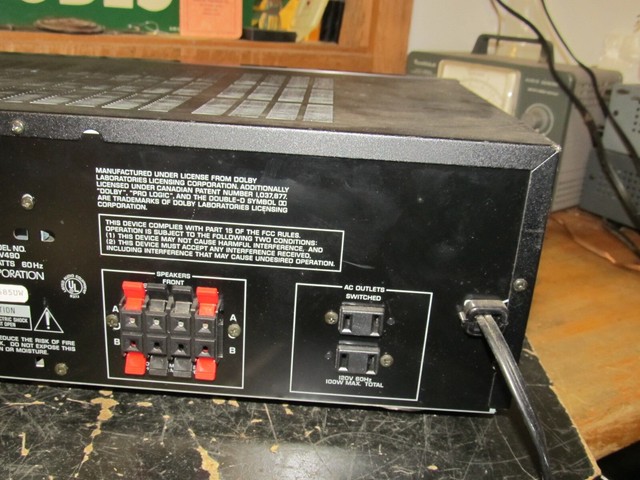 Yamaha RX V490 Natural Sound Stereo Receiver for sale online | eBay