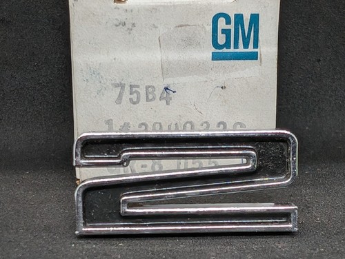 NOS 1967 1968 1969 CHEVROLET CORVETTE 427 HOOD EMBLEM "2" EMBLEM ...