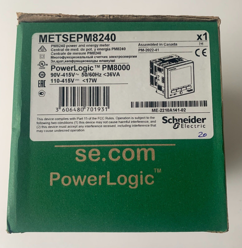 1PC New Schneider Electric METSEPM8240 Power Logic PM8240 Panel Mount ...