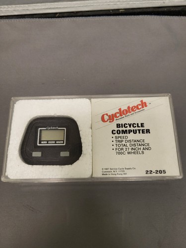 Vintage 1987 Cyclotech Bicycle Computer - 22-205 38675699205| eBay