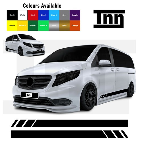 Stickers for Mercedes VITO Side Stripes Vito Racing Vinyl Graphics ...