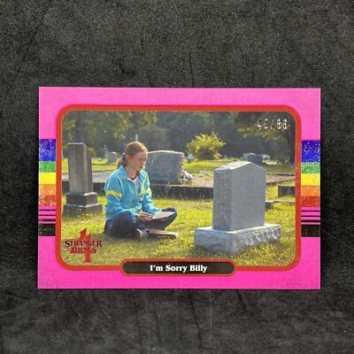2023 Zerocool Stranger Things Season 4 #56 “I’m Sorry Billy” Max Pink ...
