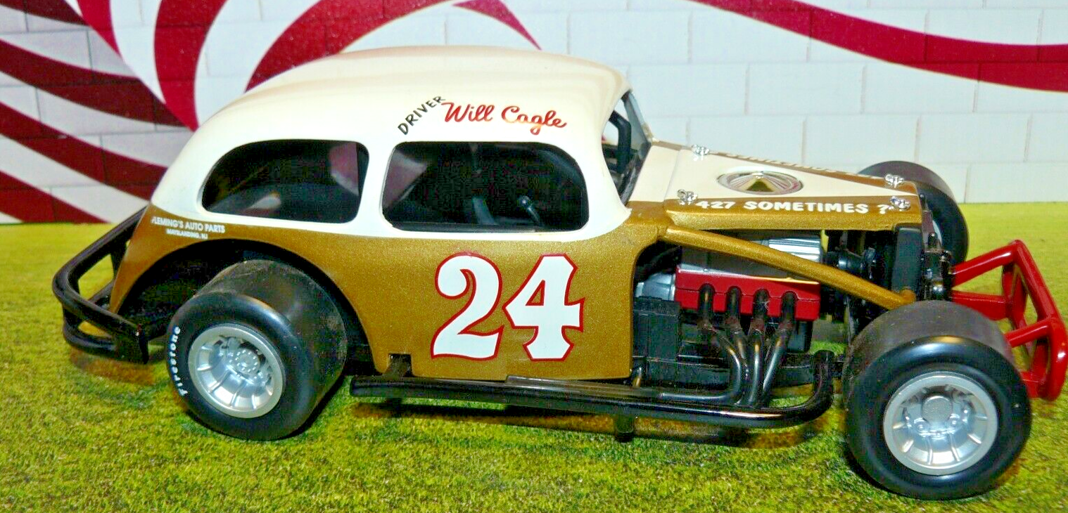 1/24 - 1/25 ( IB ) Will Cagle #24 modified old Chevy race car, in the ...