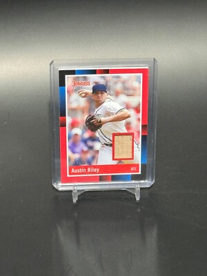 2022 Panini Donruss #R88M-AU Austin Riley Red 1988 Retro Mem /99 ...