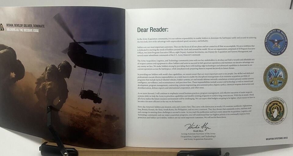 US ARMY WEAPON SYSTEMS 2012 -AMERICA'S ARMY:THE STRENGTH OF THE NATION ...