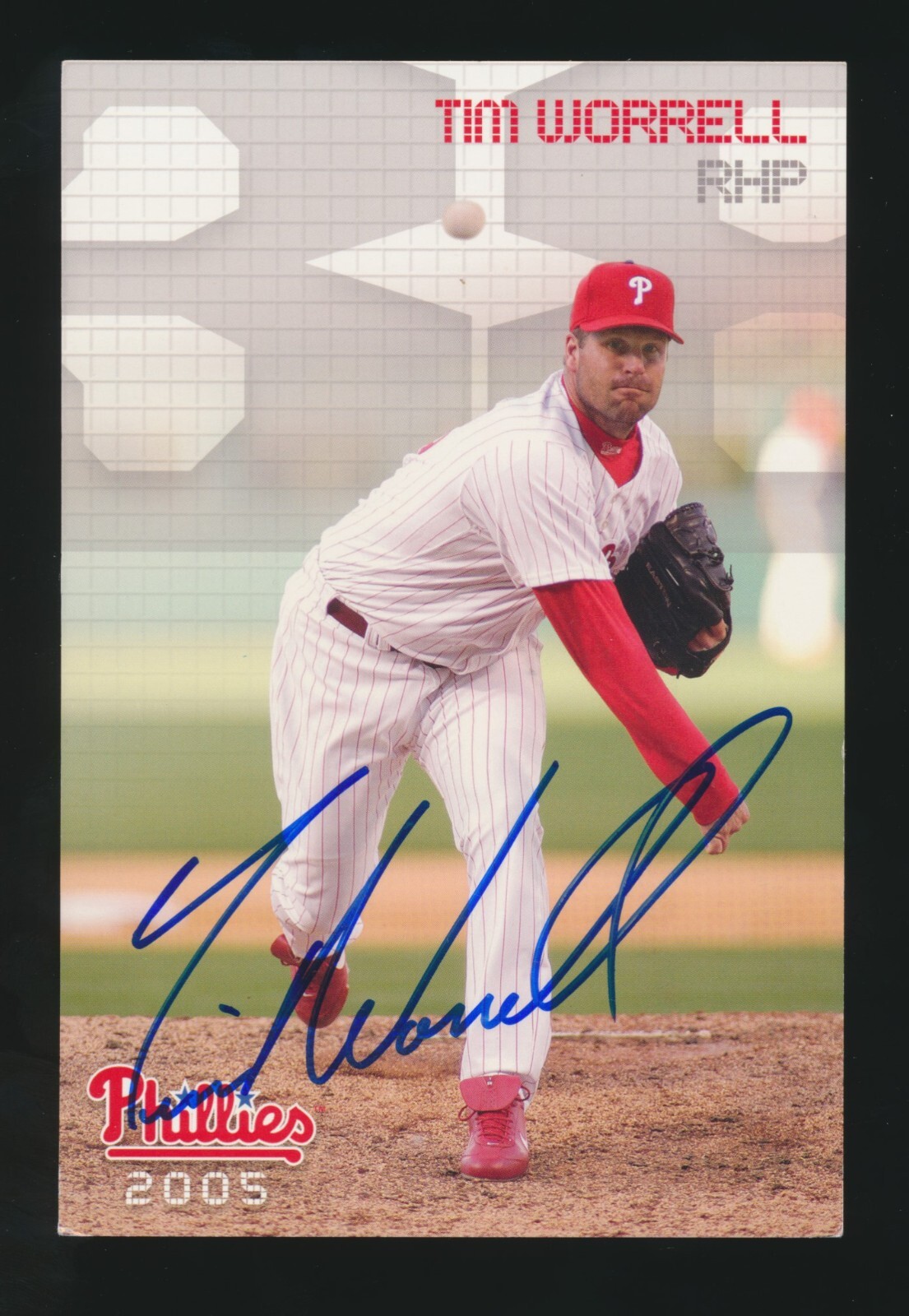 2005 Philadelphia Phillies Photocards -TIM WORRELL *Autographed* | eBay