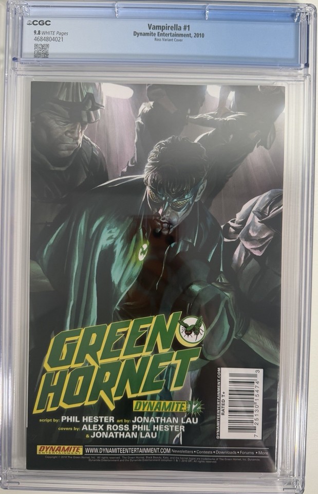 Vampirella # 1 Alex Ross Virgin Variant CGC 9.8 Dynamite Retailer ...