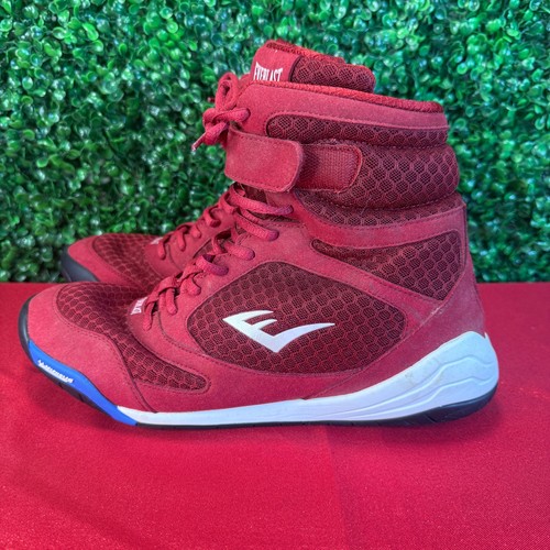 Everlast Pro Elite Red High Top Activewear Boxing Shoes Men's Size 11 ...