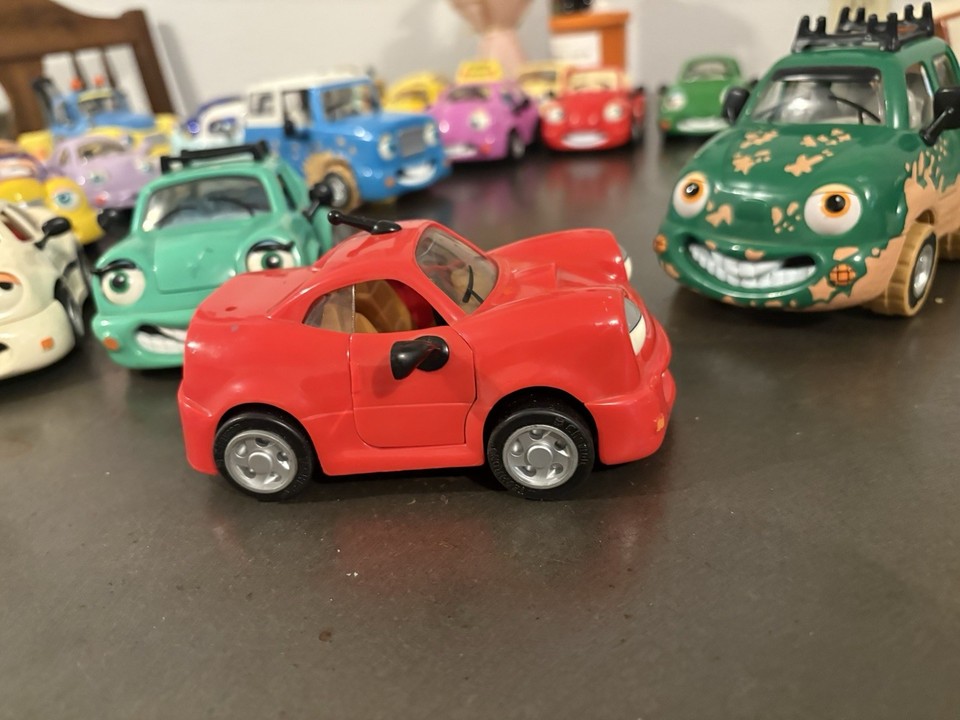 Vintage Chevron Cars #1-4 | Sam Sedan Wendy Wagon Tony Turbo Freddy 4 ...