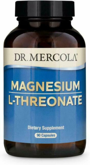 2 X Dr. Mercola, Magnesium L-Threonate, 90 Capsules 813006017787| eBay