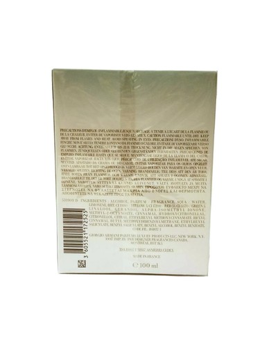 Acqua Di Gioia by Giorgio Armani for Women Eau De Parfum 3.4 oz -100% ...