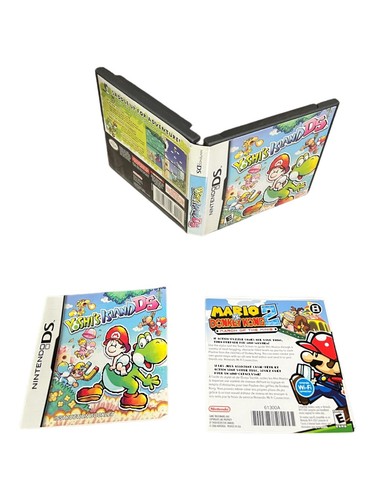 Nintendo DS Yoshi's Island DS NO GAME REPLACEMENT CASE AND MANUAL ONLY ...