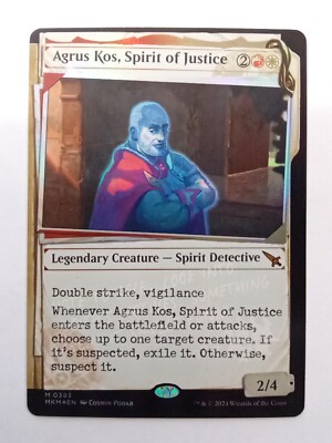 FOIL Agrus Kos, Spirit of Justice - Showcase - Invisible Ink - Murders ...