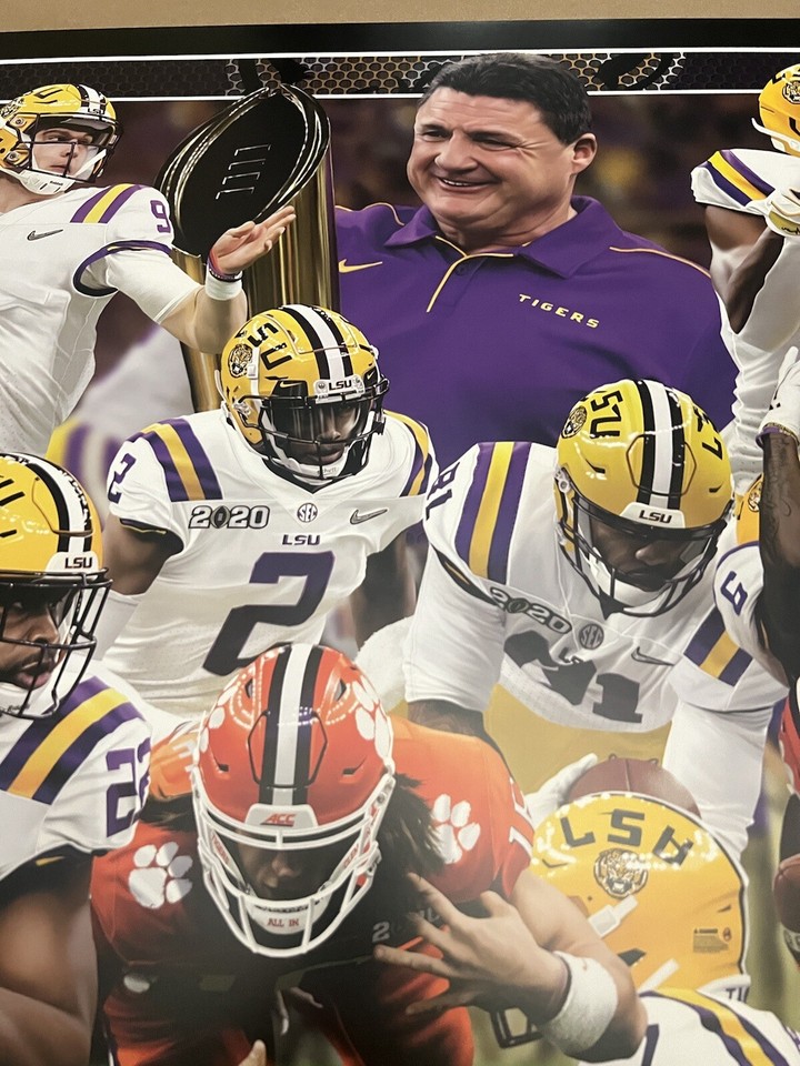 LSU Tigers 2019 National Champions Return To Dominance Large Print. | eBay