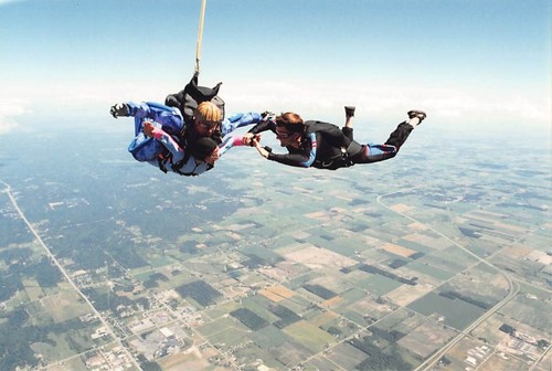 1990s Original Color Photo 4x6 Skydiving Man Woman C78 #14 | eBay