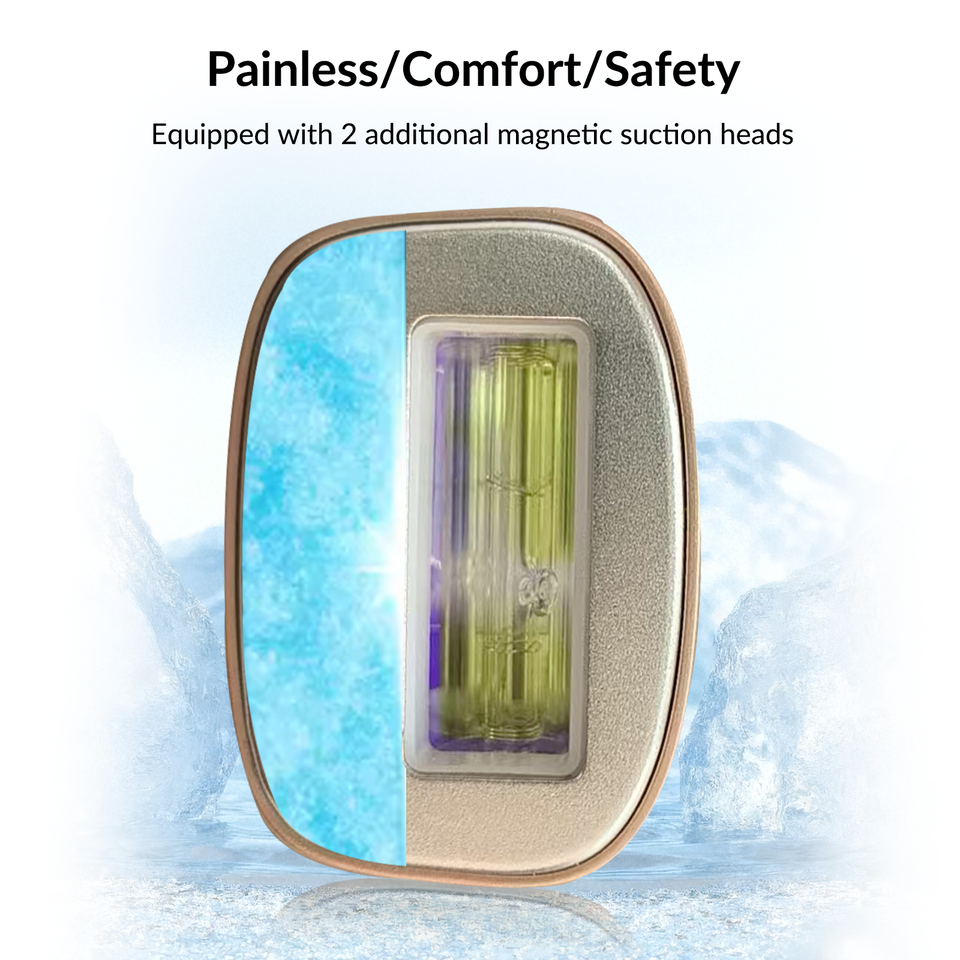 3 In 1 IPL Epilator Hair Removal Machine Ice Cooling Permanent Home Use ...