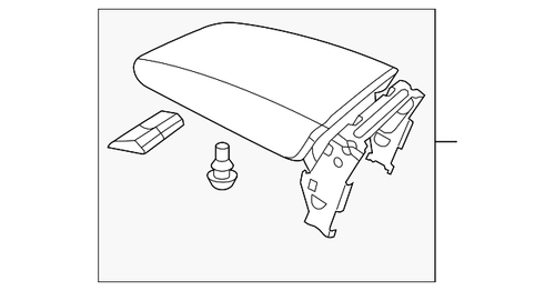 Genuine Volkswagen Armrest 561-864-207-S-K84 | eBay