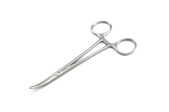 Crile Hemostatic Clamps Forceps Partially Serrated Curved 140 mm | eBay