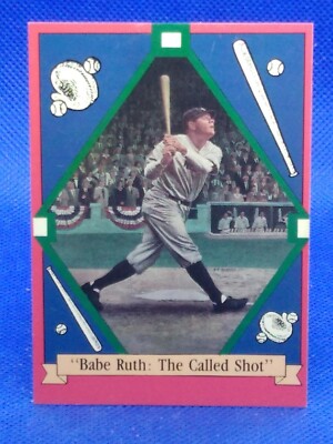 1992 Delphi BABE RUTH The Called Shot Baseball Card New York Yankees | eBay
